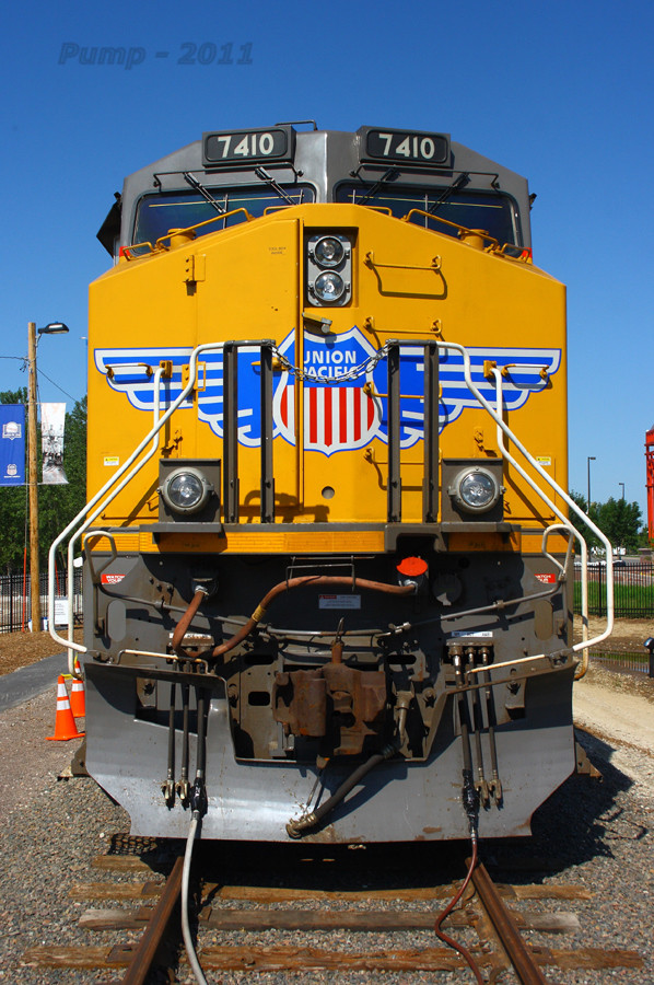 UP 7410 on Display - Union Pacific's Home Plate